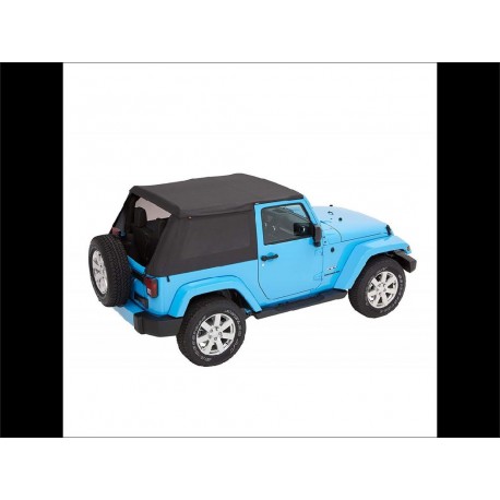 Bache Bestop trektop soft top NX Plus black diamond Jeep wrangler JK 07 ...