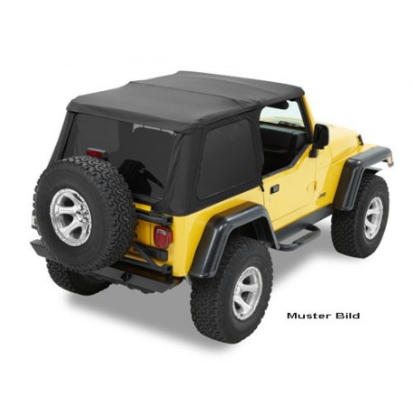 Bache trektop NX soft top spice TJ Fen괲es de cotes et arriere se ...